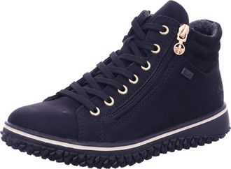 Rieker Damen Low-Top Sneaker Z4263, Frauen Halbschuhe, wasserabweisend, riekerTEX,straßenschuhe,Strassenschuhe,Turnschuhe,schwarz (00),42 EU / 8 UK