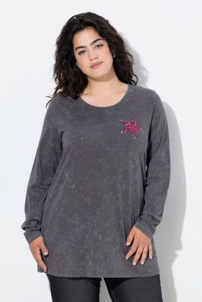 Angel Of Style T-Shirt T-Shirt bequeme Passform Pailletten-Stern