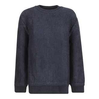 Maison Margiela Rundhals-Pullover - - Knitwear - Damen - Blau - L