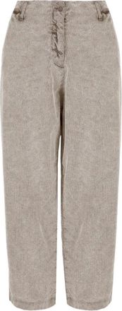 Bomboogie Femme, Pantalons, Brun, Taille: 42 FR Pantalon Ballon en Velours C&ocirc;tel&eacute;