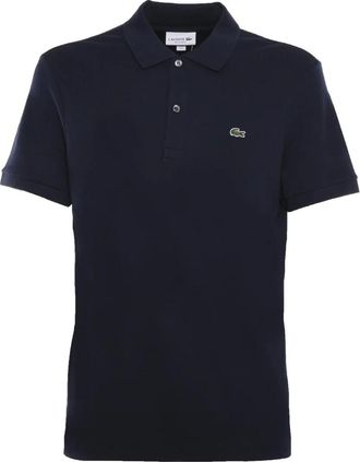 Lacoste Homme, Tops, Bleu, Taille: M Polo Bleu avec Logo Crocodile