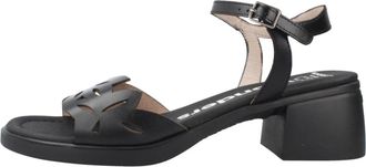 Wonders Femme, Chaussures, Noir, Taille: 38 EU D2301 Sandalia Cerrada Hebilla