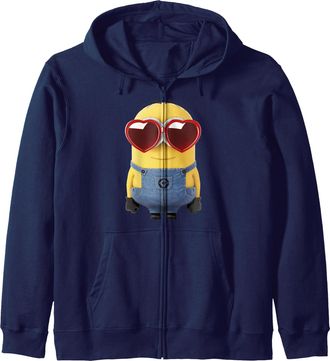MINIONS Minions Valentines Day Dave Heart Glasses Kapuzenjacke