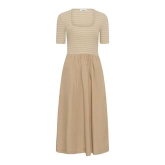 Soaked In Luxury Kleider - - Dresses - Damen - Beige - XL