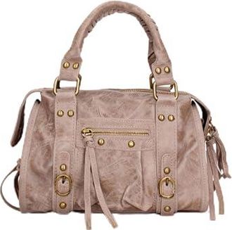 Gave Lux Sac &agrave; bandouli&egrave;re en daim v&eacute;ritable pour femme 25 x 15 x 10 cm