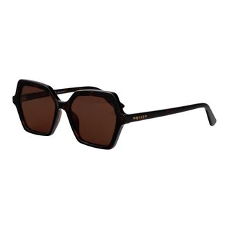 Alexander McQueen Stylische Sonnenbrille Am0537S f&uuml;r den Sommer - - Accessories - Damen - Braun - 54 MM