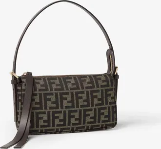 Fendi H26 Shoulder Bag - green