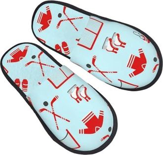 Generic Chaussures De Maison Mod&egrave;le De Hockey Sur Glace Duveteux Pantoufle Int&eacute;rieur Et Ext&eacute;rieur Shoes H&ocirc;tels Chaussures Pour Chambre &Agrave; Coucher Hiver M