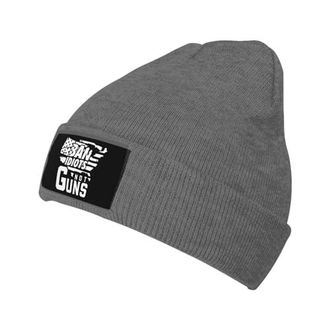 Generic Interdire Les Idiots Femme Homme Bonnets Hiver Classique Watch Cap &Eacute;lastique Bonnet De P&ecirc;cheur pour Le Quotidien Toutes Les Saisons Course &Agrave; Pied
