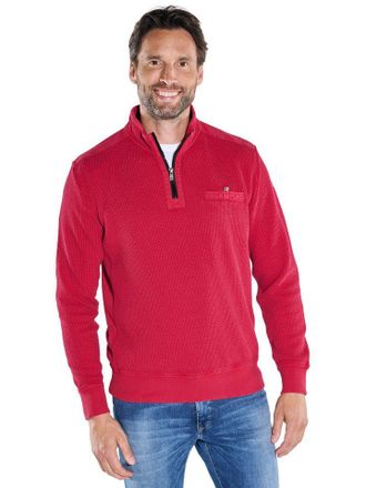 Engbers Sweatshirt Herren Sweatshirt strukturiert, Rot