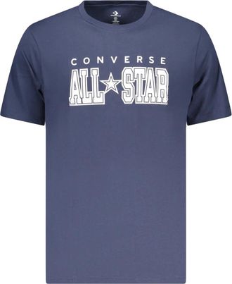 Converse Kurz&auml;rmeliges T-Shirt - - Tops - Herren - Blau - XL