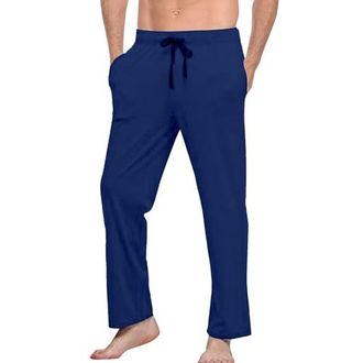 Generic Pantalon de loisirs baggy pour homme - S&eacute;chage rapide - Pantalon de surv&ecirc;tement &eacute;l&eacute;gant - Taille &eacute;lastique avec cordon de serrage et poches - Conforta