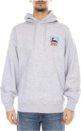 Edwin Homme, Sweatshirts et sweats &agrave; capuche, Gris, Taille: S SweaT-shirts &agrave; capuche