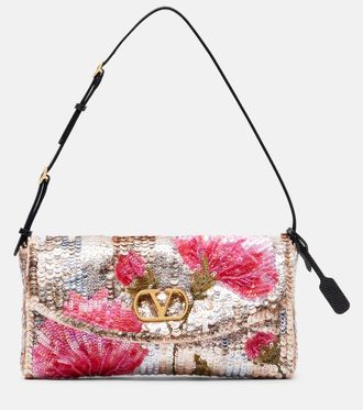 Valentino Garavani Sac port&eacute; &eacute;paule DeVain Small &agrave; sequins
