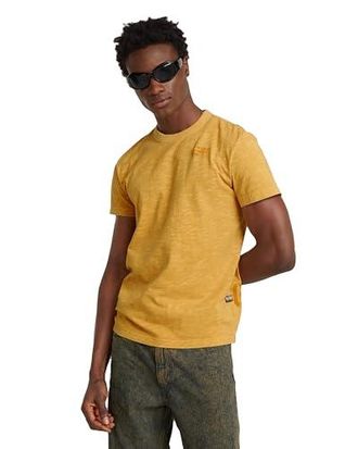 G-Star G-Star Homme T-Shirt Musa Stencil Pigment Dye, Vert (sage gd D24688-B256-B811), XL