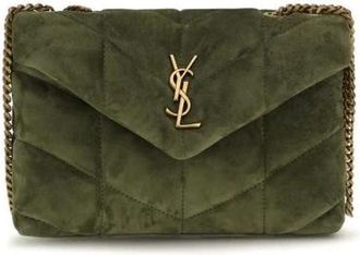 Saint Laurent Toy Puffer Schultertasche - - Bags - Damen - Gr&uuml;n - ONE SIZE