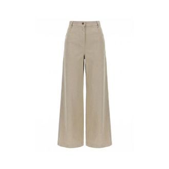 Max Mara Wide Hosen - - Trousers - Damen - Braun - S