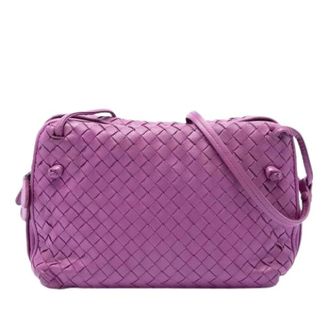 Bottega Veneta Pre-owned Cuir sacs-ports-paule - Femme - Pre-owned - Violet - Taille: ONE Size