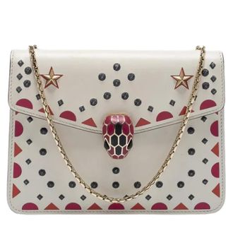 Bulgari Pre-owned Cuir sacs-ports-paule - Femme - Pre-owned - Blanc - Taille: ONE Size