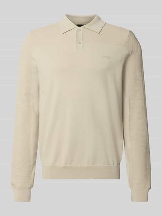 HUGO BOSS Relaxed Fit Poloshirt mit Woll-Anteil Modell KN_Momentum-X PL