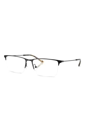 Emporio Armani lunettes de vue à monture rectangulaire - Noir