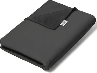 Ella Bettbezug f&uuml;r Gewichtsdecke 200x200cm Hergestellt aus 100% Baumwolle - Geeignet f&uuml;r 11 kg und 13 kg gewichtsdecke - Anthrazitgrau