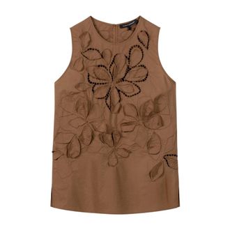 Luisa Cerano Bluse- dunkles Terrakotta - - Tops - Damen - Braun - S
