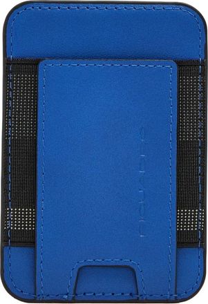 Piquadro MagSafe Kartenetui aus Leder mit RFID-Schutz - - Accessories - Herren - Blau - ONE SIZE