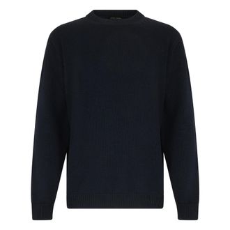 Roberto Collina Merinowoll-Pullover mit Rundhalsausschnitt - - Knitwear - Herren - Schwarzk - 2XL