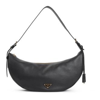 Prada Demi-lune Large Schultertasche - - Bags - Damen - Schwarzk - ONE SIZE