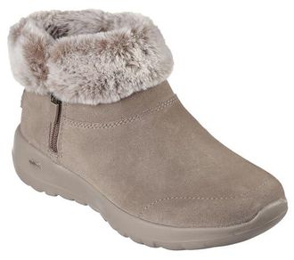 Skechers Bottines Go Joy pour femme, Daim taupe fonc&eacute;, 38 EU