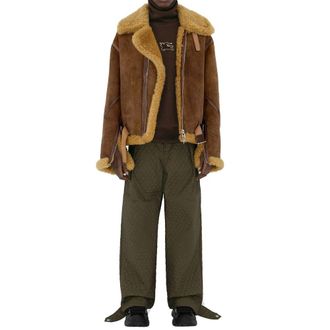 Burberry Mens Bicolor Polyamide Casual Pants