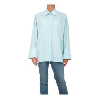 Twinset Hellblaues Hemd - - Blouses & Shirts - Damen - Blau - S