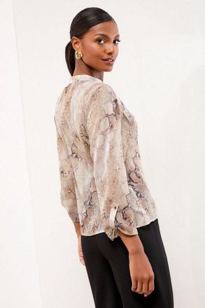 Lipsy Langarmbluse Lipsy Bluse mit Utility-Tasche, Regular (1-tlg)