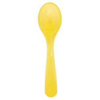 RBV BIRKMANN Birkmann, Acryll&ouml;ffel, yellow, gelb,marmoriert, 12 cm, gl&auml;nzend, sp&uuml;lmaschinengeeignet
