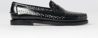 Sebago Mocassins penny en cuir bross&eacute; brod&eacute; avec clous appliqu&eacute;s