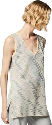Nenette Femme, Tops, Beige, Taille: 38 FR Canotta