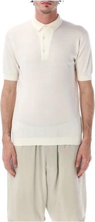 John Smedley Homme, Tops, Blanc, Taille: L Adrian Polo