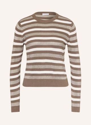 Brunello Cucinelli Brunello Cucinelli Pullover Mit Glizergarn braun