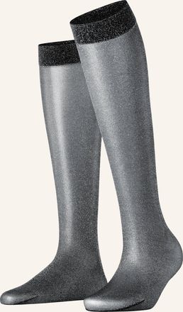 Falke Fein-Kniestr&uuml;mpfe Glitter Kh Mit Glitzergarn schwarz