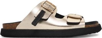 D.Franklin Pantoletten DFSH407009 Goldfarben