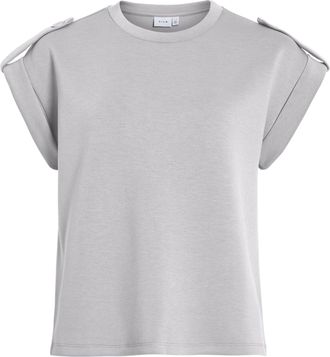 Vila Visiffi O-Neck Cap Sleeve Top/Pb