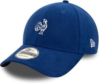 New Era 9Forty Strapback Cap - Suede French Rugby Navy