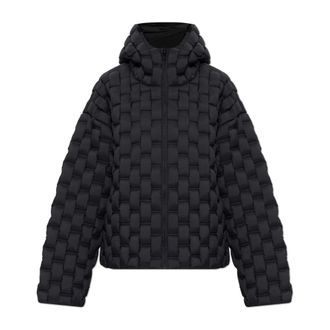 RAXXY Turtleneck Daunenjacke mit Kapuze - - Jackets - Damen - Schwarzk - M