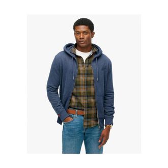Superdry Essential Logo Zip Hoodie - - Sweatshirts & Hoodies - Herren - Blau - M