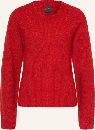 HUGO BOSS Pullover Fenne Mit Alpaka rot