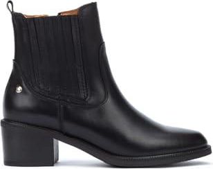 Pikolinos Bottines à Talon en Cuir BACAROT pour Femme Colour Black