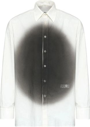 Maison Margiela Homme, Chemises, Blanc, Taille: M Casual Chemises