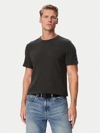 Calvin Klein Jeans T-Shirt LV04RJ208G Dunkelbraun Regular Fit