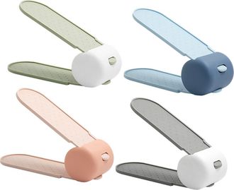 Angoily 4 Stück Teiliges Schuhaufbewahrungssystem mit Verstellbaren Doppellagen Rutschfester Pp schuhhalter für Zuhause Platzsparendes Schuhregal zur Ordentli